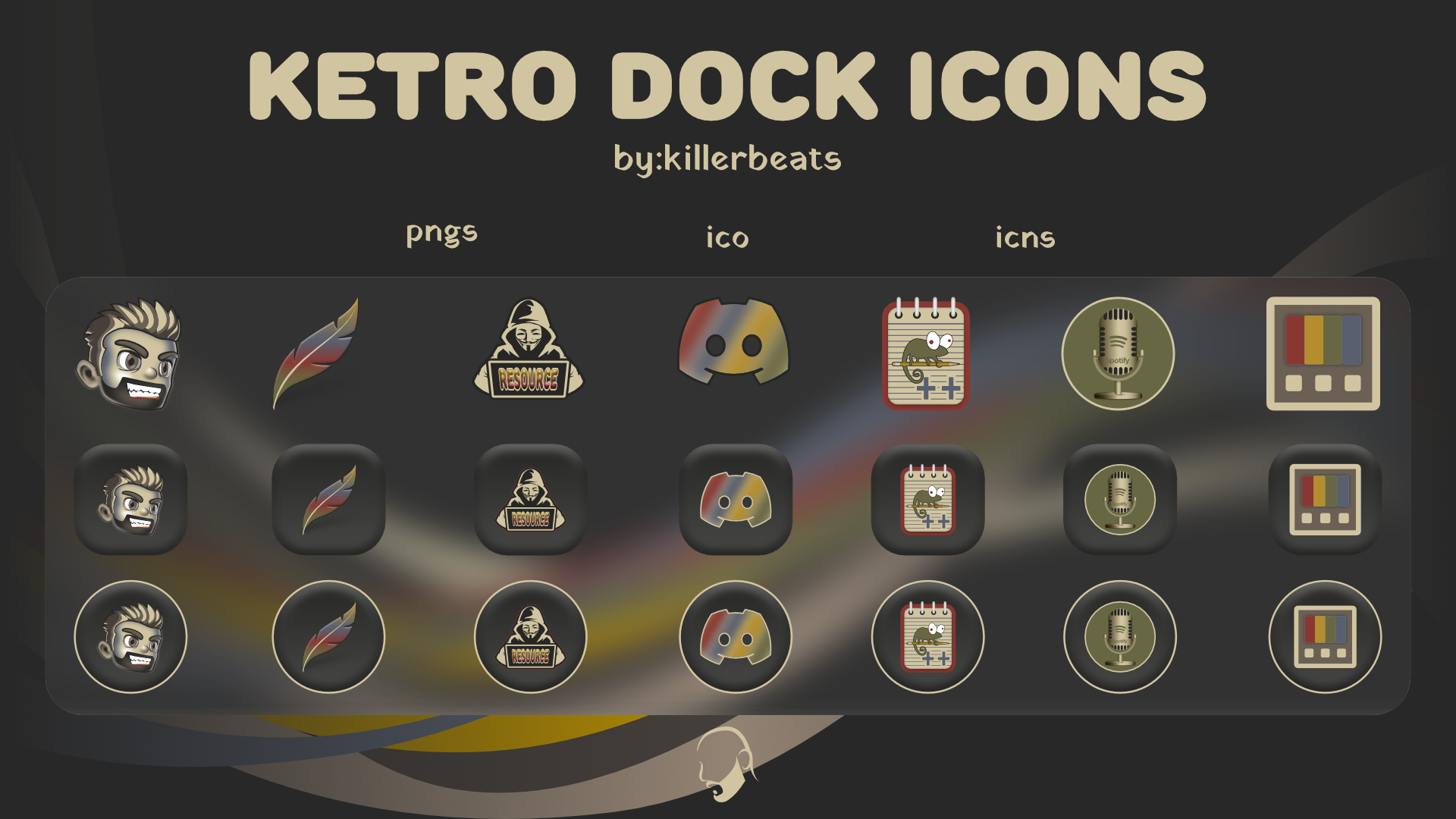 Ketro Dock Icons by killerbeats76 on DeviantArt