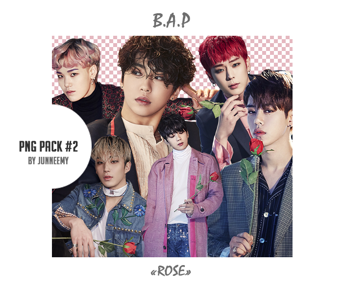 [B.A.P - ROSE] PNG / Render Pack #2 by Junneemy on DeviantArt
