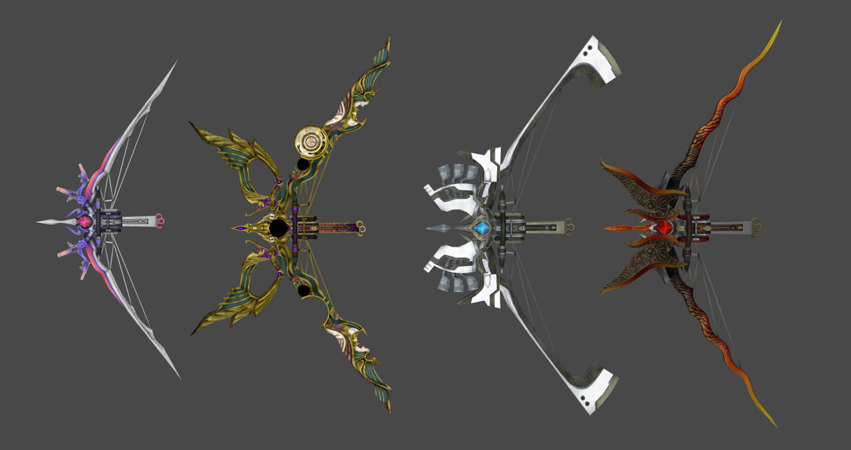 Final Fantasy XIII-2 - Serah Farron's Weapon Pack by ilovemynikon on ...