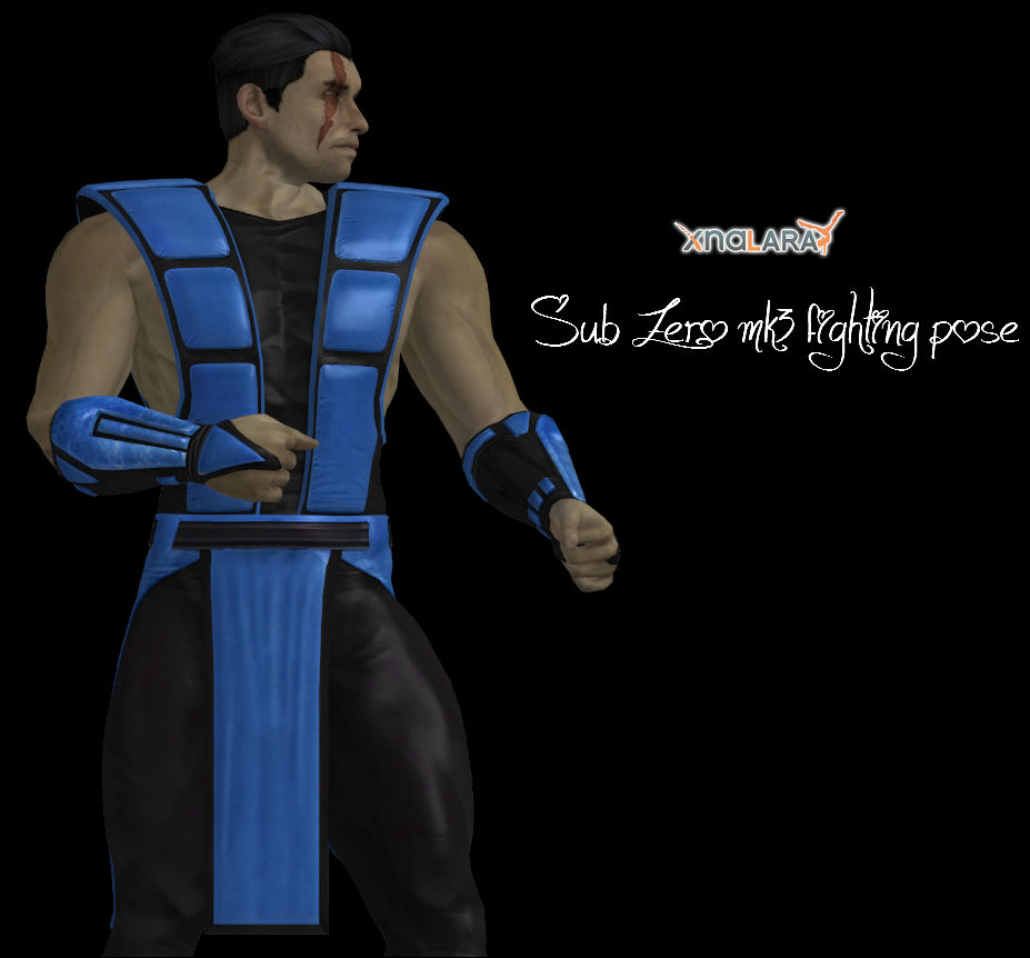 Sub Zero mk3 fighting pose by MKiss333 on DeviantArt