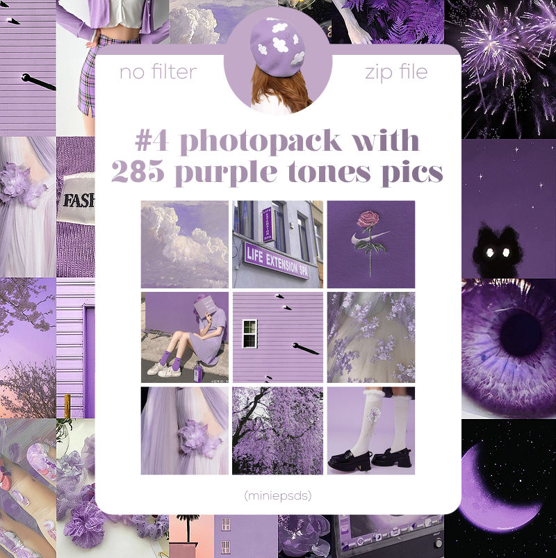 #4 photopack purple (by miniepsds) by miniepsds on DeviantArt