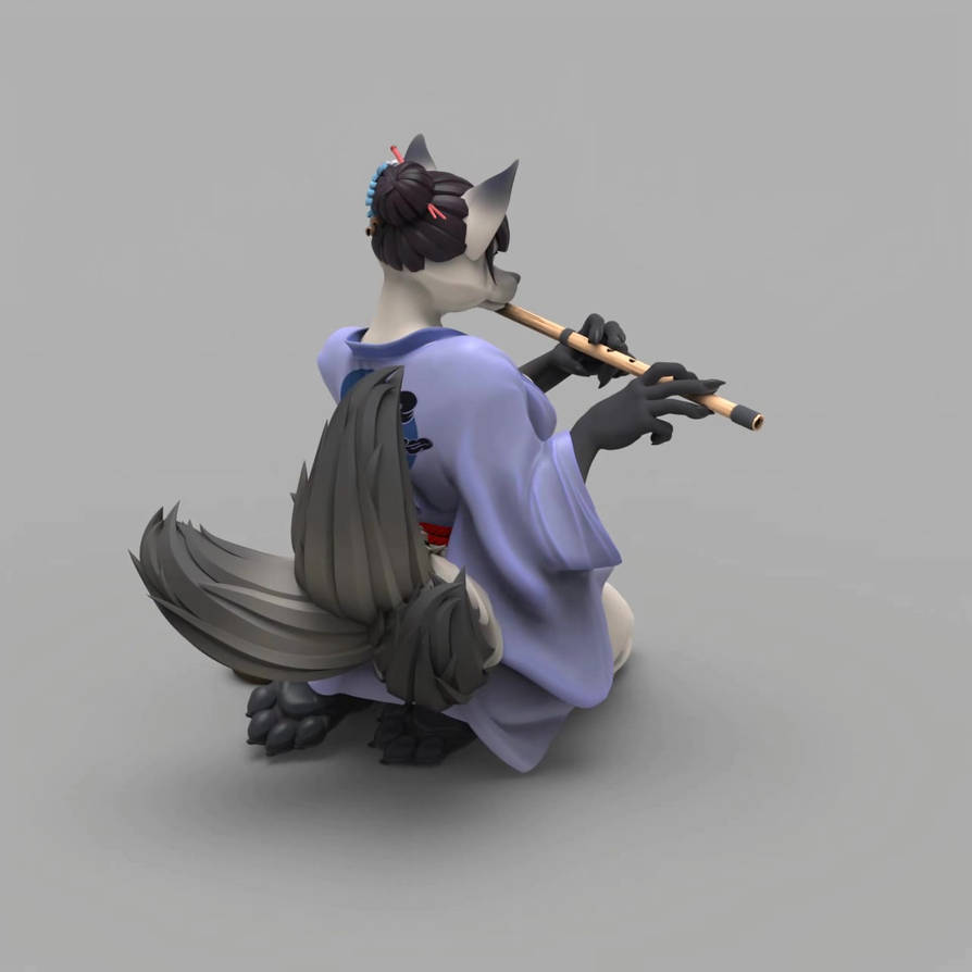 Hikane the Kitsune by BambooKat on DeviantArt