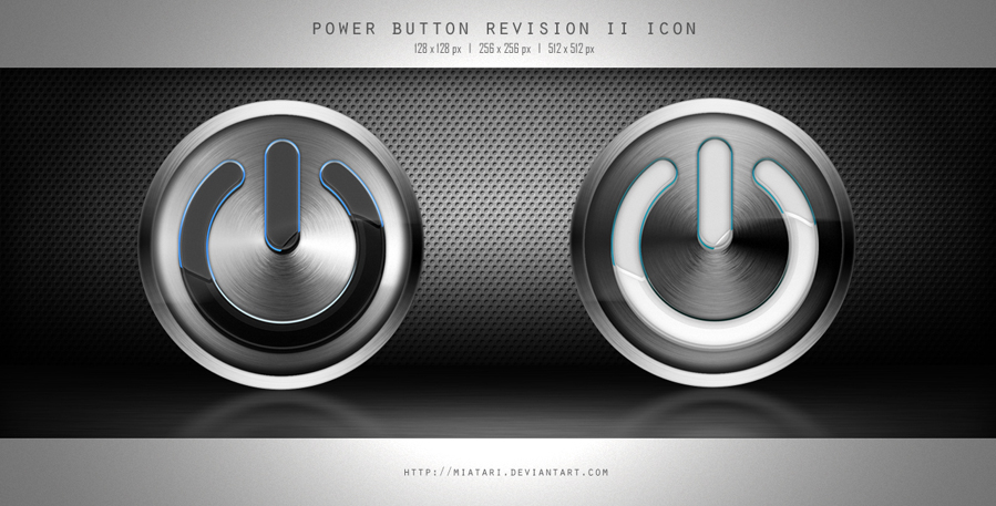 POWER BUTTON REV.2 by MIATARI on DeviantArt
