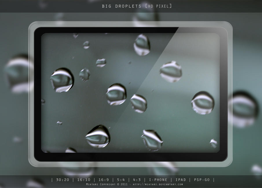 BIG DROPLETS by MIATARI on DeviantArt
