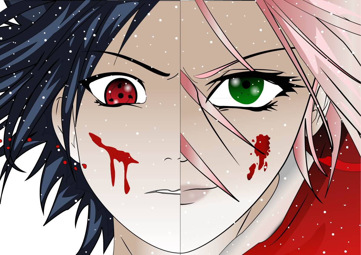 Sasuke Uchiha And Sakura By Kikisstewart On Deviantart 5551