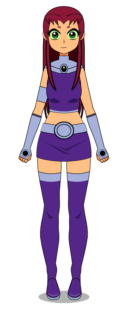 kisekae - tt Starfire 2.0 by DemitronHelgo on DeviantArt