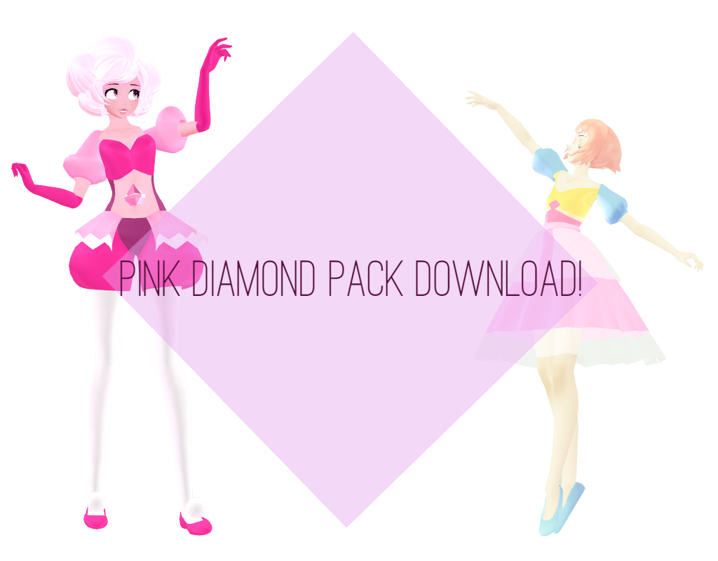 [MMD Model DOWNLOAD] Pink Diamond and her Pearl by AquamarinePeridot on ...