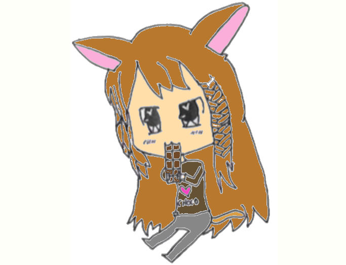 heart Choco chibi girl by GreatestSwirlAJ on DeviantArt