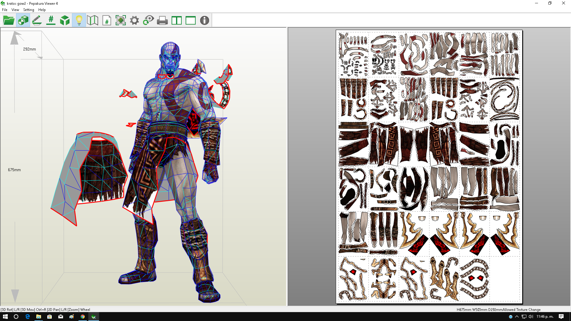 Kratos Papercraft by crisisdiabolica on DeviantArt