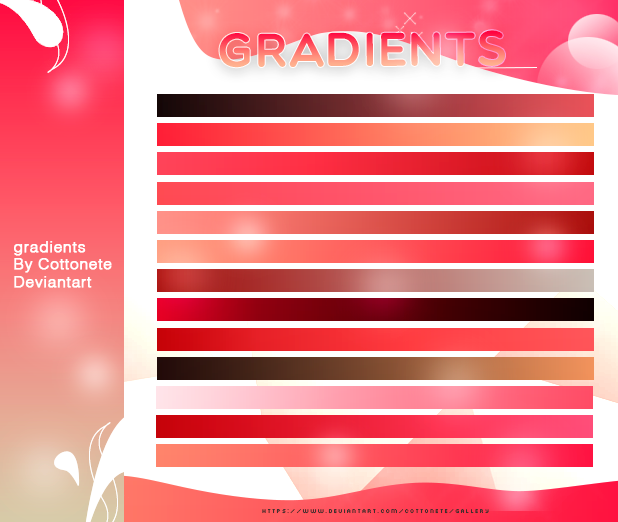GRADIENTS // 01 by Cottonete on DeviantArt