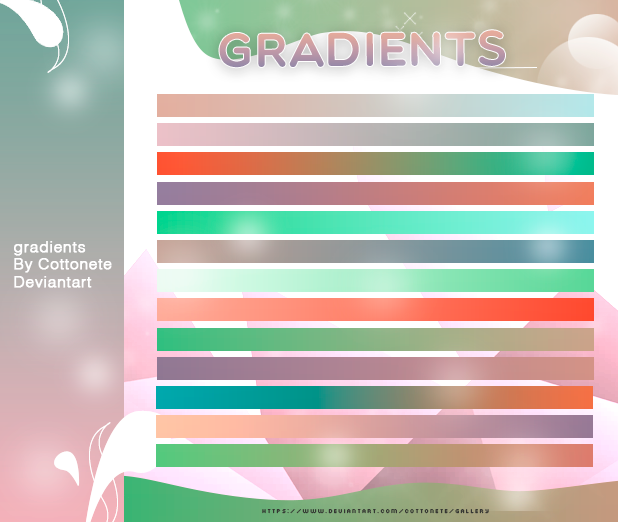 GRADIENTS // 06 by Cottonete on DeviantArt