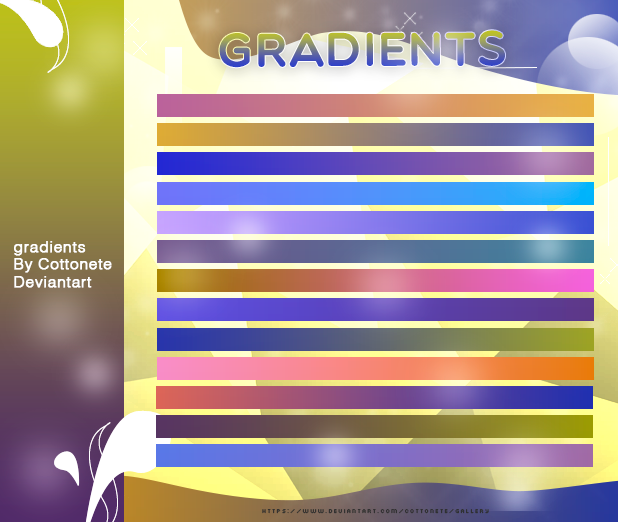 GRADIENTS // 07 by Cottonete on DeviantArt