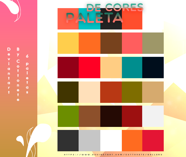 Color Palettes #15 by Cottonete on DeviantArt