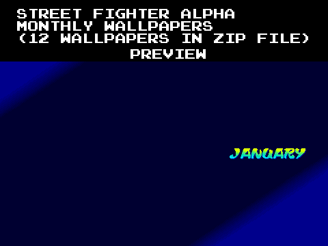 Street Fighter Alpha Monthly Wallpapers by TheWolfBunny64 on DeviantArt