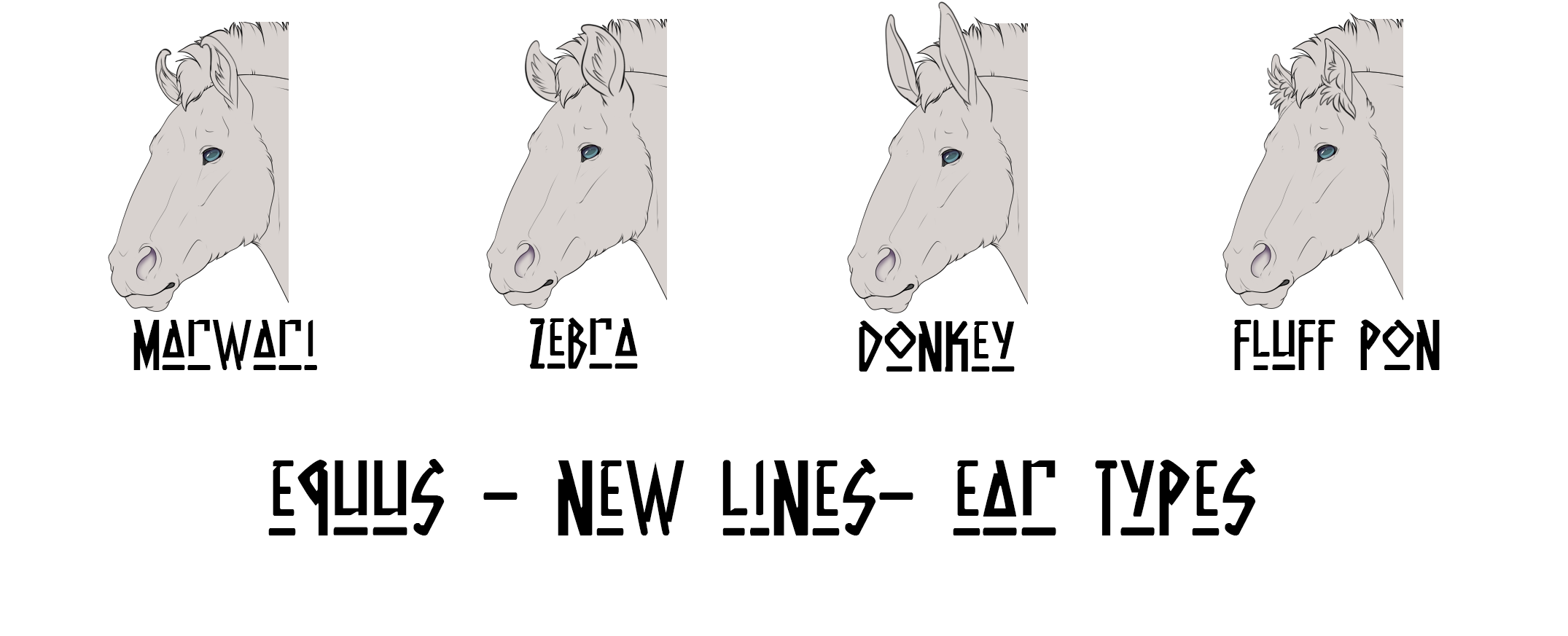 Equus V2 Ears by CaveSpeaker on DeviantArt