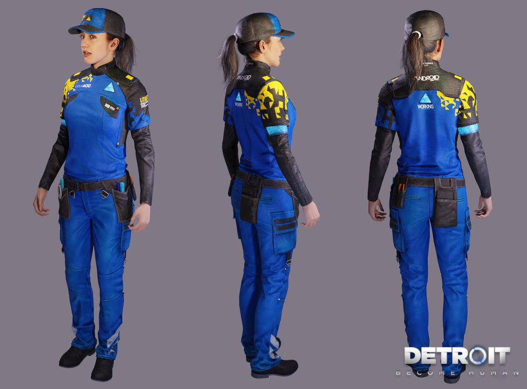 Detroit: Become Human - North (Utility Worker) xps by DaxProduction on ...