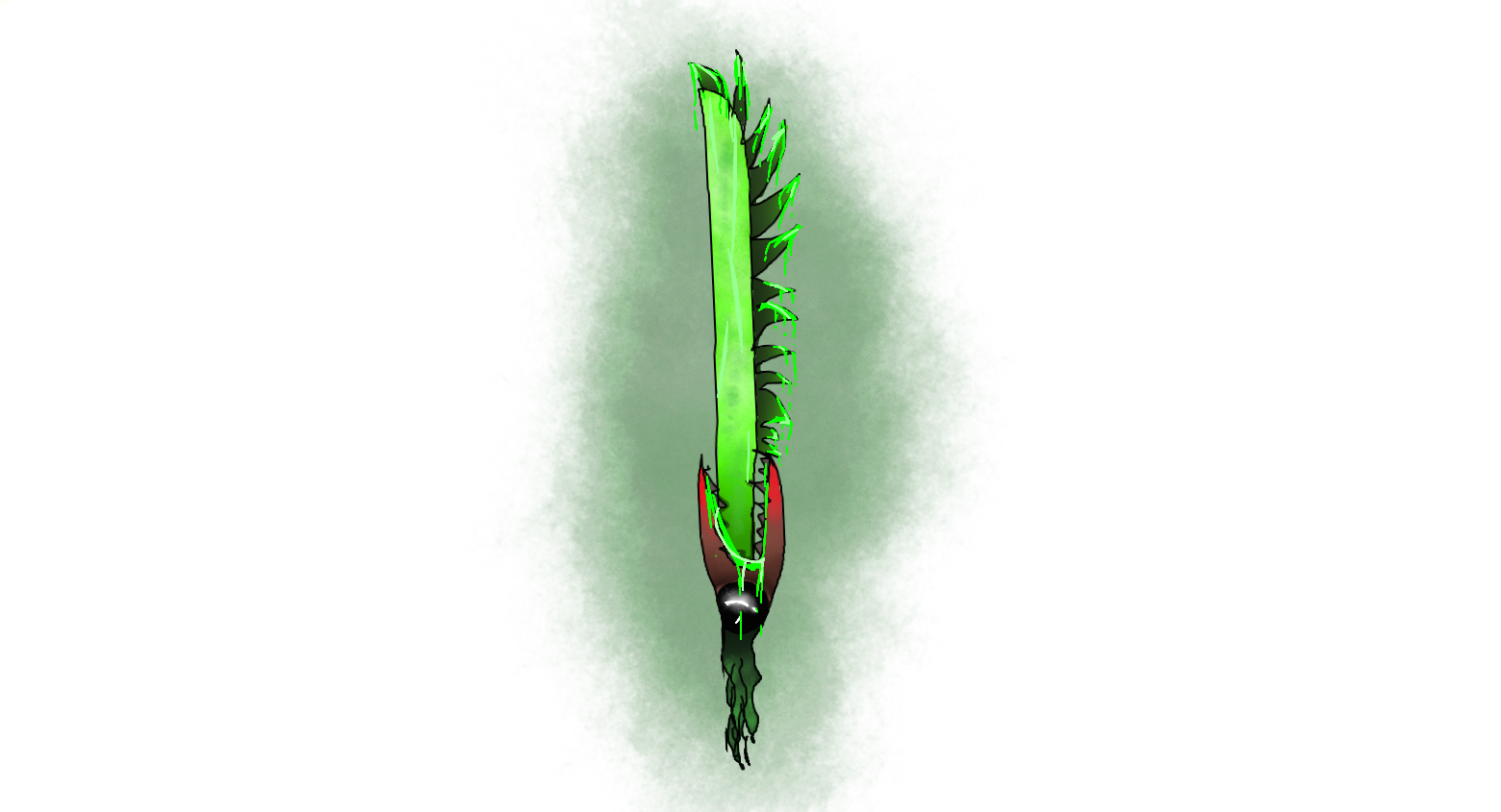Terraria Sword Blade Of Grass By Moonlitegem On Deviantart