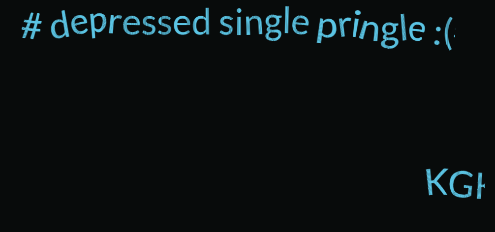 Im a sad single pringle now :( by ariessparta on DeviantArt
