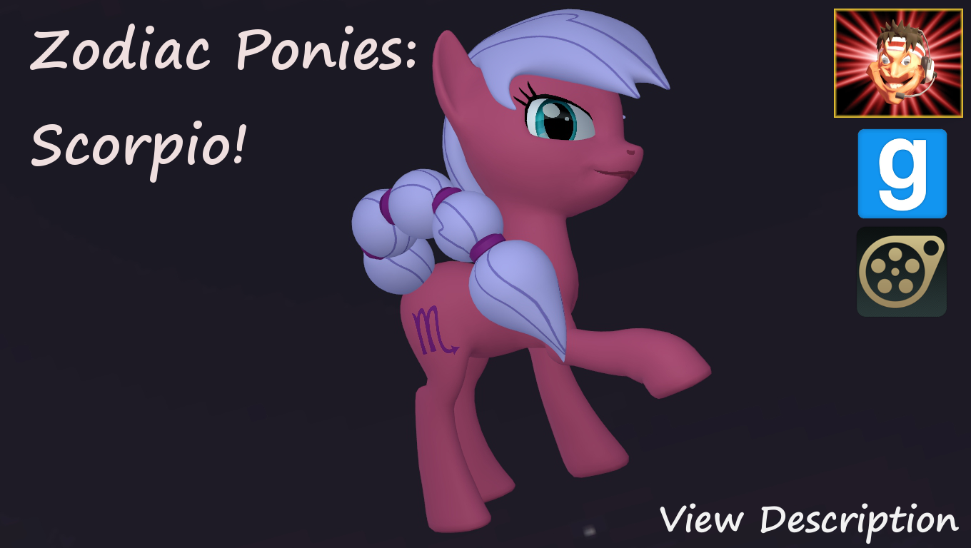 Gmod/SFM Ponies [DL]: Scorpio (UPDATED) by Benno950 on DeviantArt