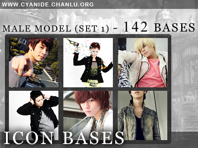 Icon Bases - Male Model Set 1 by CyanideGraphics on DeviantArt