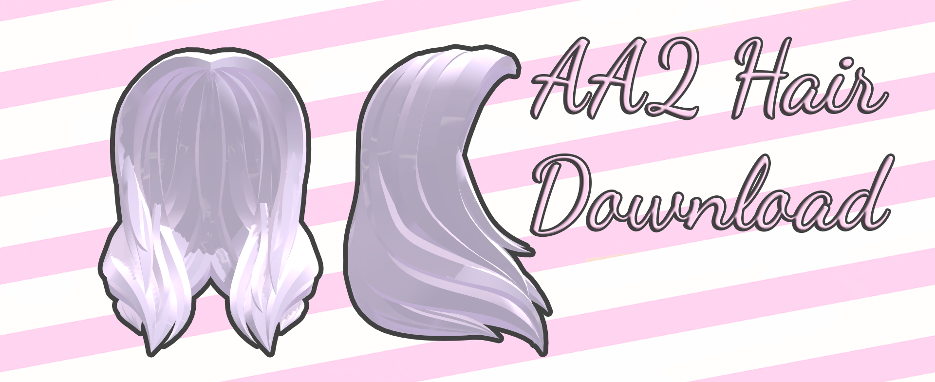 (MMD) AA2 Hair Back Download by k-keii on DeviantArt