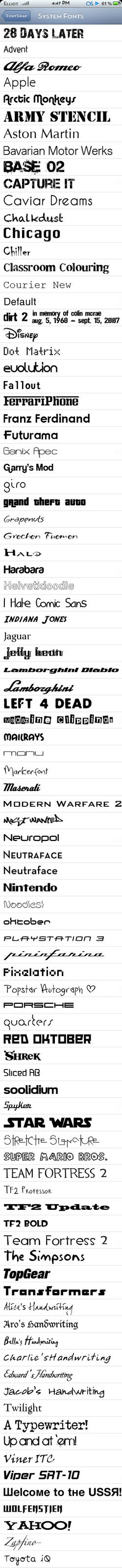 FontSwap Megapack by koenigsegg-ccr on DeviantArt