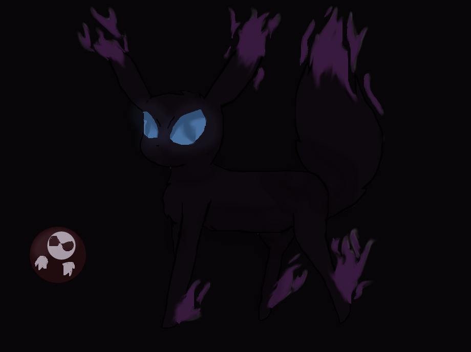 Fanmade evee evolution (ghost type) by lady5908 on DeviantArt