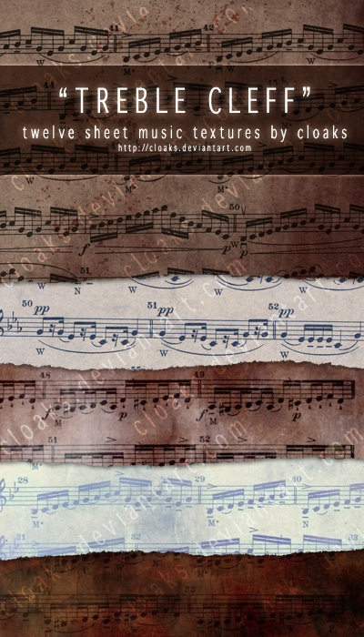 Treble Cleff Texture Pack by cloaks on DeviantArt