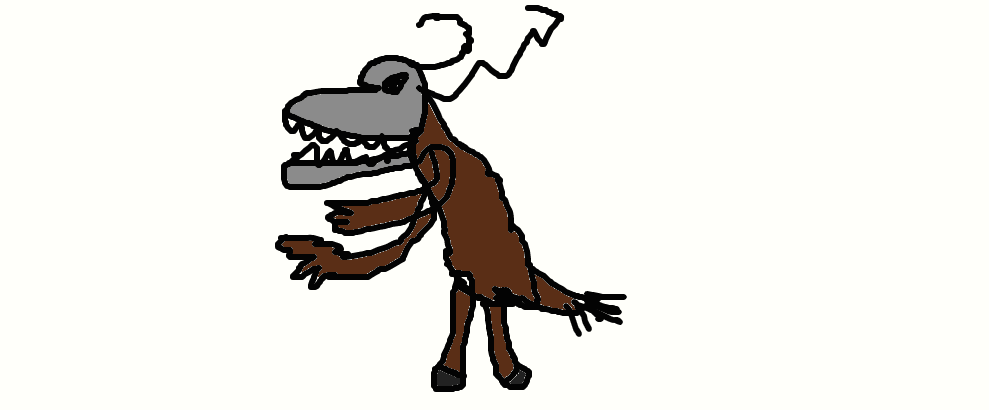 Wendigo by woahcrashbandicoot on DeviantArt