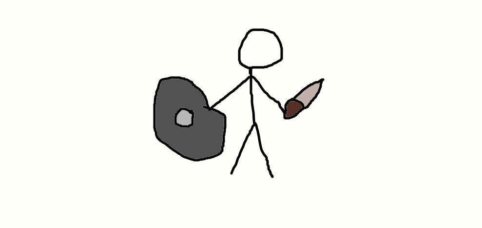 stickman with sword and shield by woahcrashbandicoot on DeviantArt