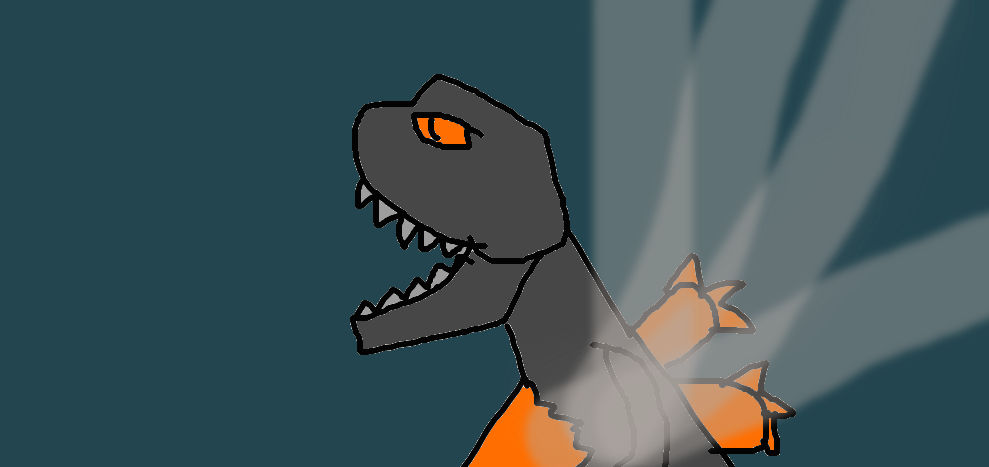 burning godzilla by woahcrashbandicoot on DeviantArt