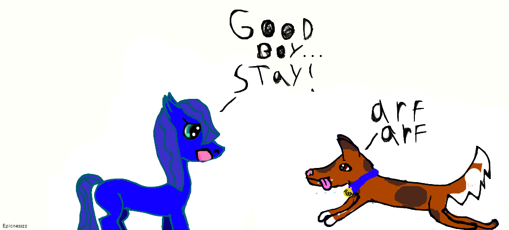 MLP: lust the dog by Epicnesszz on DeviantArt