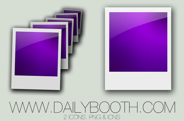 2 Dailybooth Web Icons by halfscottishguy on DeviantArt