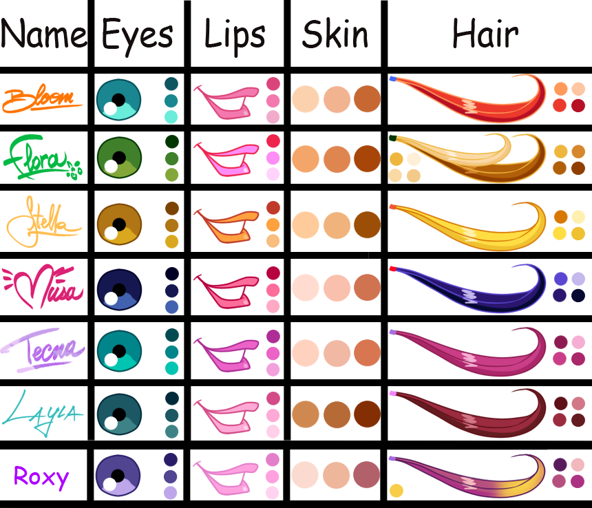 Character Palette Base by Kyo-Cchi on DeviantArt