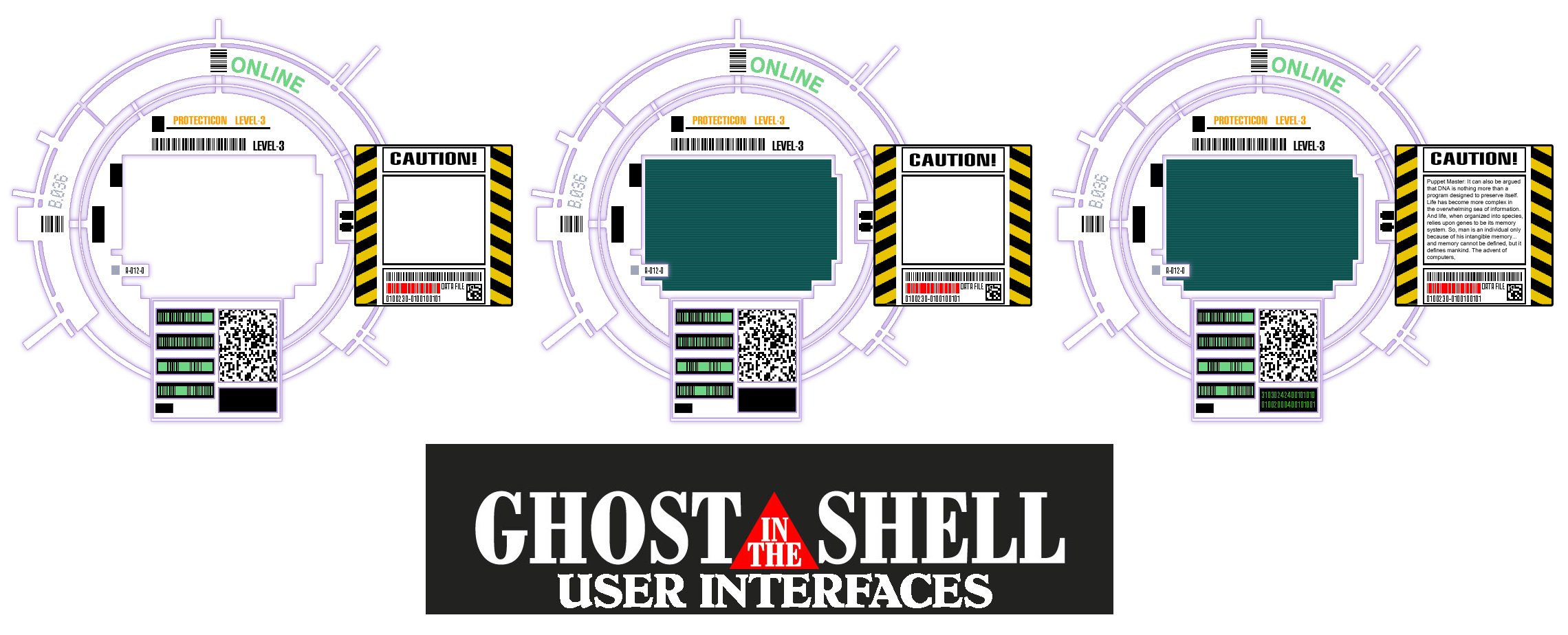 Ghost in the Shell User Interface HUB by MASTERQ2 on DeviantArt