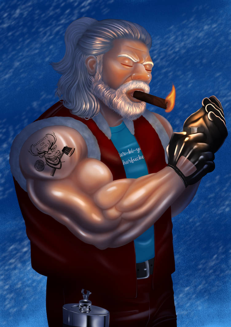 Santa variant 1 by LeslieOng on DeviantArt