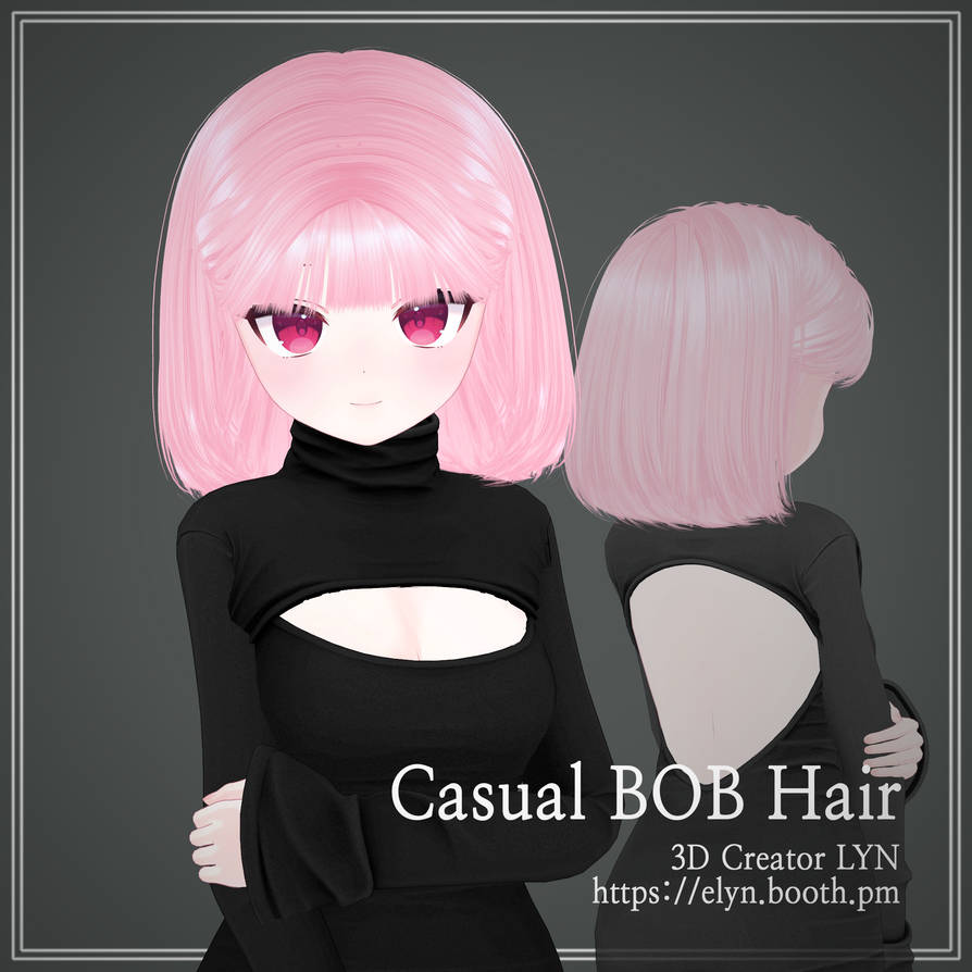 Casual BOB (VRChat,Phys Bone)[1.1v update!] by 3DLyn on DeviantArt