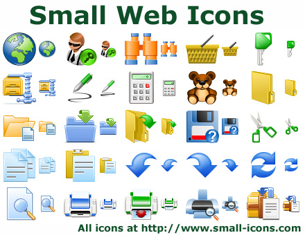 Small Web Icons by Iconoman on DeviantArt