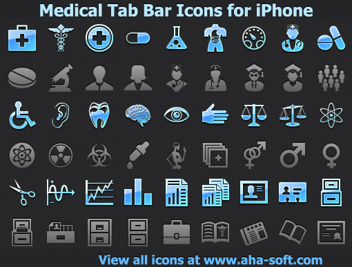 Medical Tab Bar Icons by Iconoman on DeviantArt