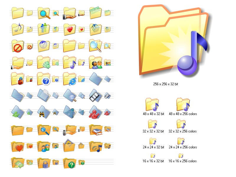 Folder Icon Set by Iconoman on DeviantArt