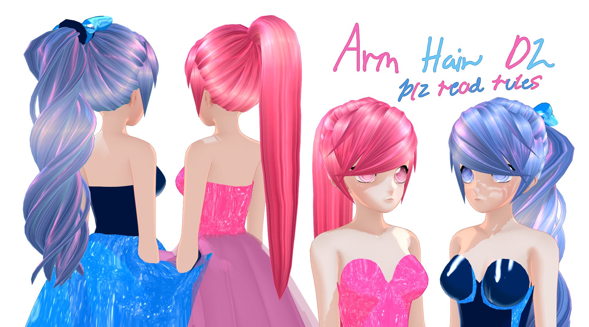 Animasa remake model (ARM) Base Hair DL by Littlemisshorror on DeviantArt