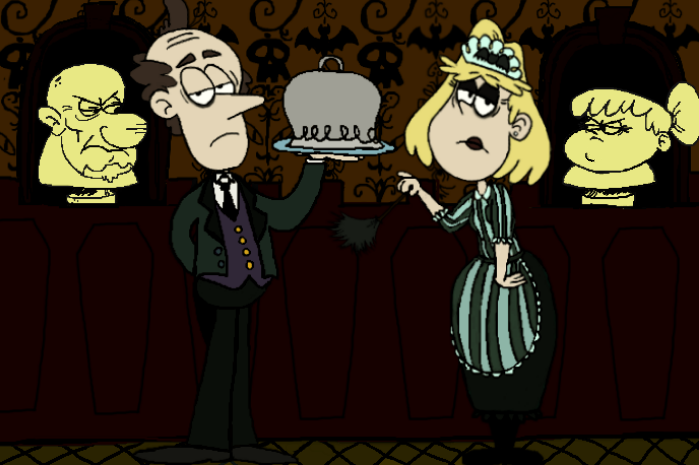 The Loud Mansion-Butler and Maid by BuyMeSomeCereal013 on DeviantArt