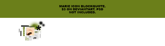 MARIE ICON BLOCKQUOTE. by linagraphics on DeviantArt