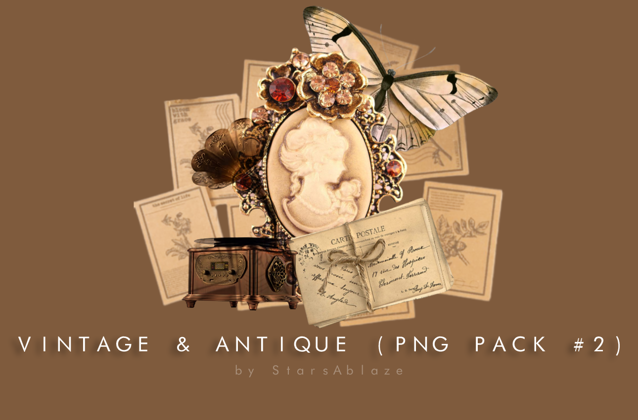 Vintage and Antique (PNG Pack no. 2) by StarsAblaze on DeviantArt