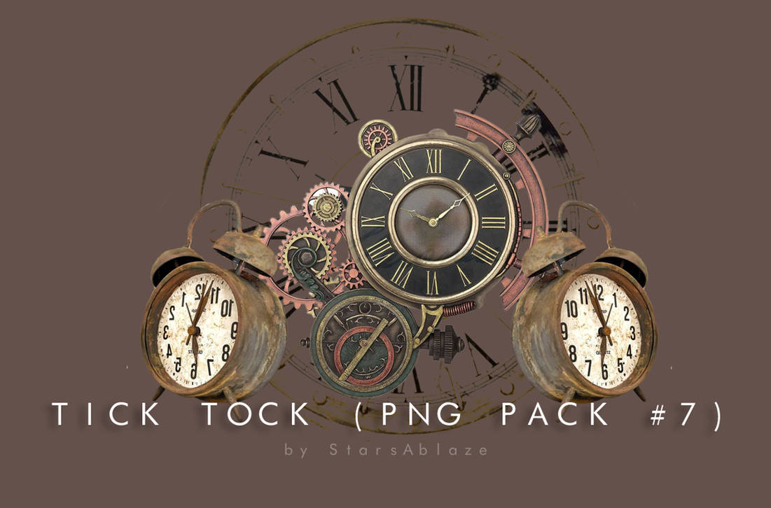 Tick Tock (PNG Pack no. 7) by ProudToBeSarxastic on DeviantArt