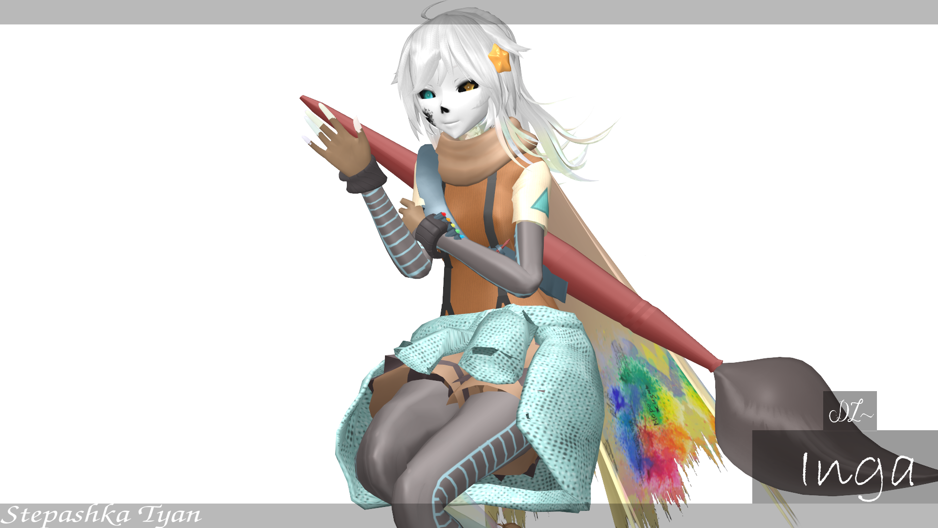 (:.MMD inktale.:) Inga sans (:.test model + DL.:) by Stepashevskaya on ...