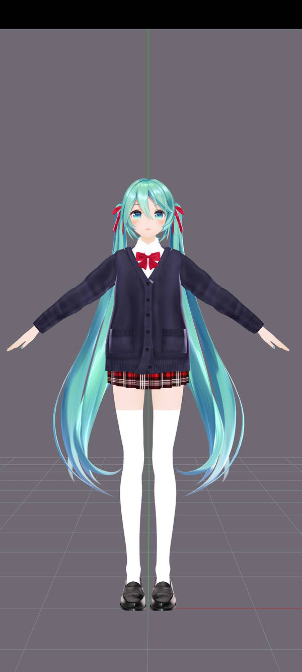 Yyb Styled Seifuku Miku Mmd by wagdodat321 on DeviantArt