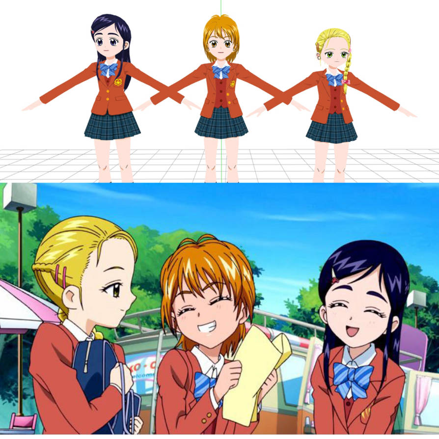 Mmd Futari Wa Pretty Cure School by wagdodat321 on DeviantArt