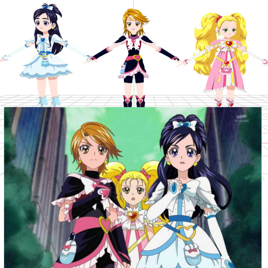Mmd Futari Wa Precure Max Heart by wagdodat321 on DeviantArt