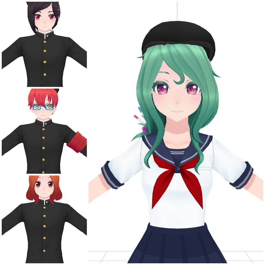 School MMD Model Download + DL by wagdodat321 on DeviantArt